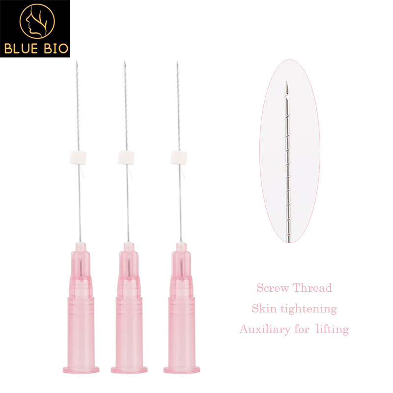 Mono screw PLLA Thread 29G 38mm Face lift thread skin rejuvenation ...